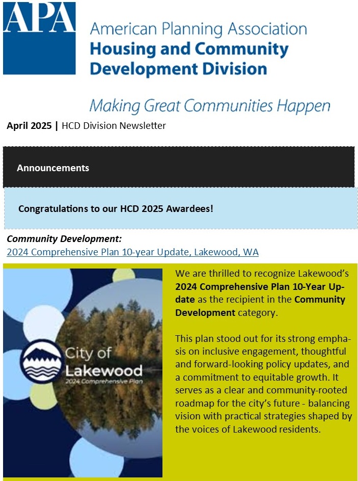 Planning - City of Lakewood