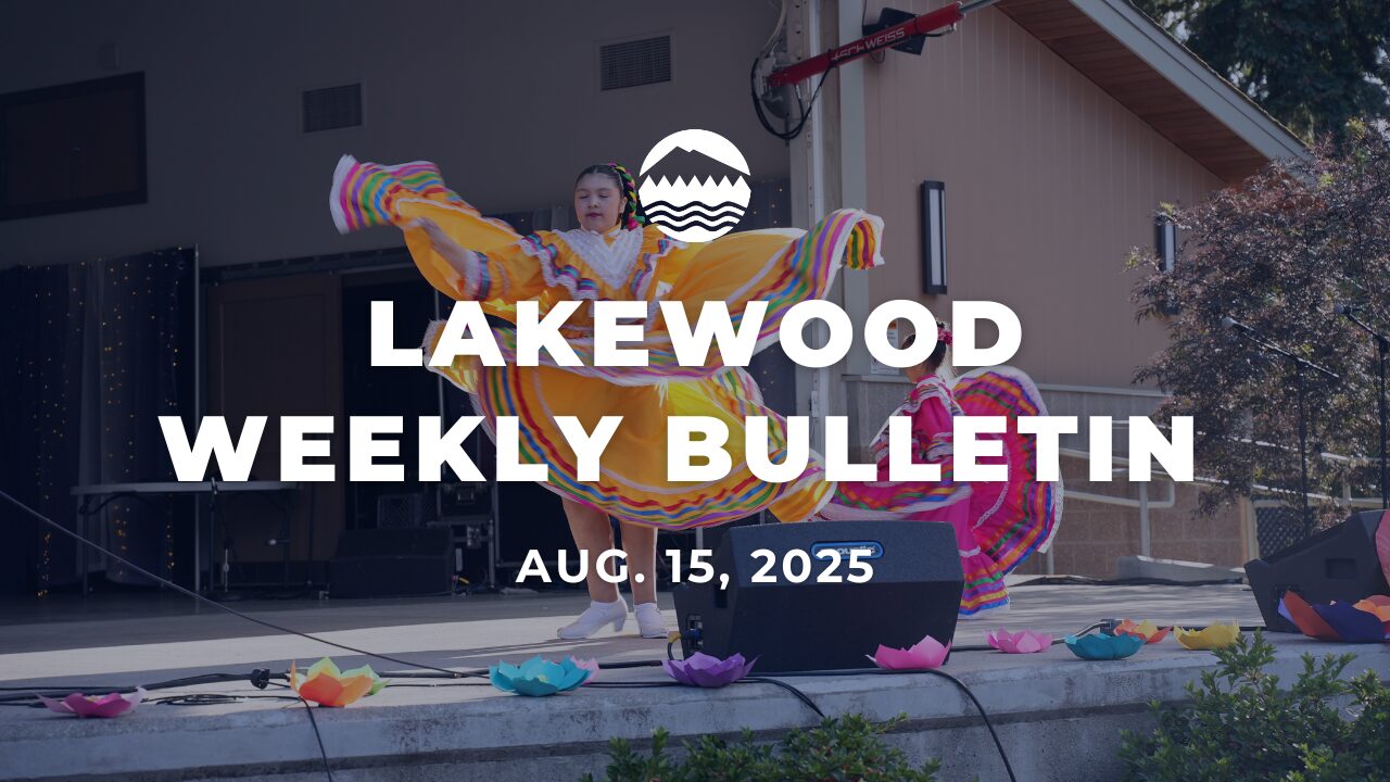 Lakewood Weekly Bulletin: 15. August 2025 - Stadt Lakewood